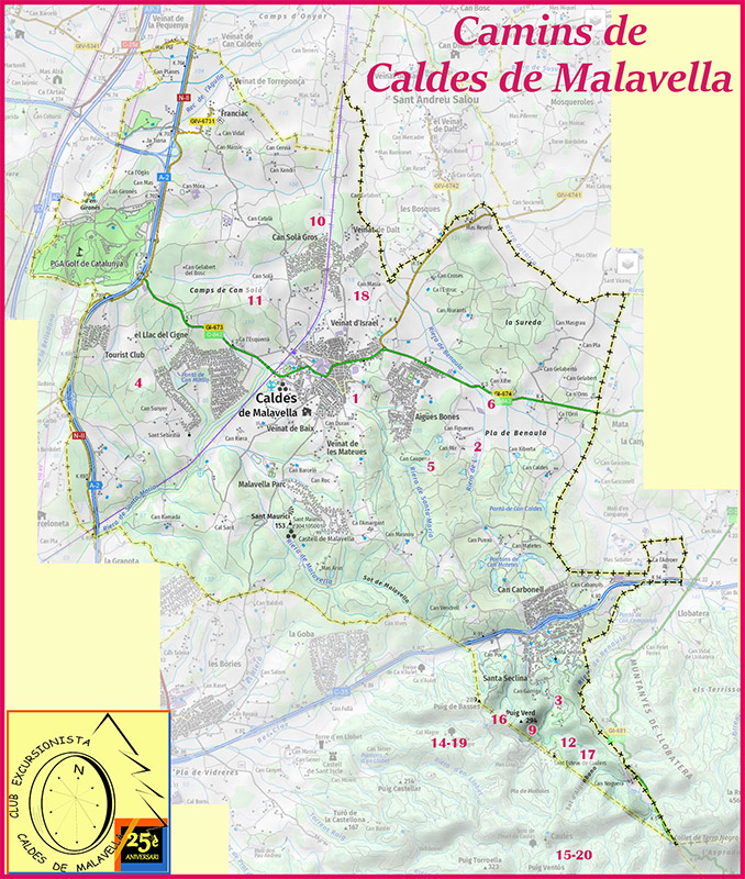 Camins de Caldes – Club Excursionista Caldes de Malavella